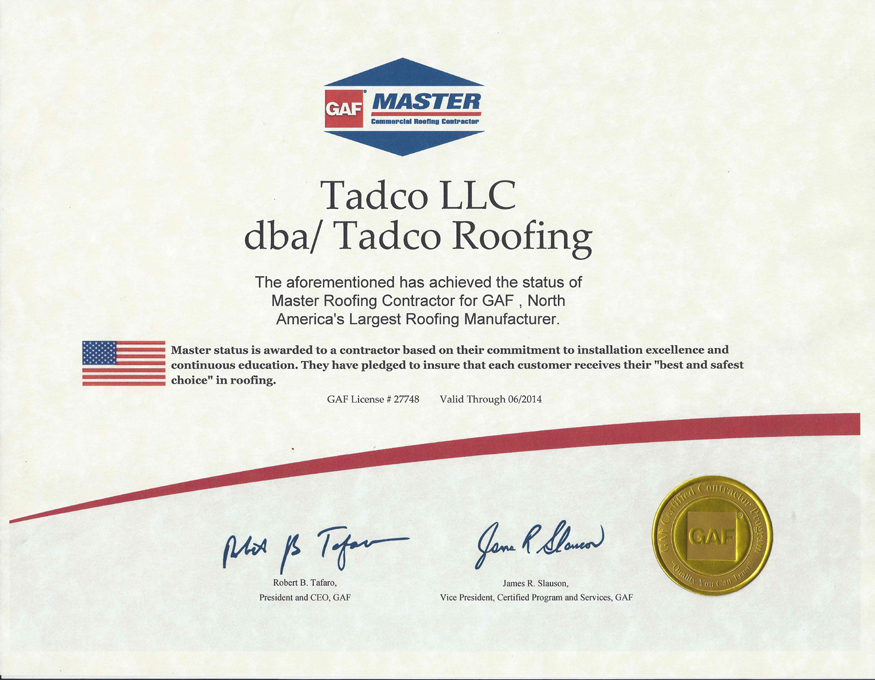 About Us - TADCO Roofing