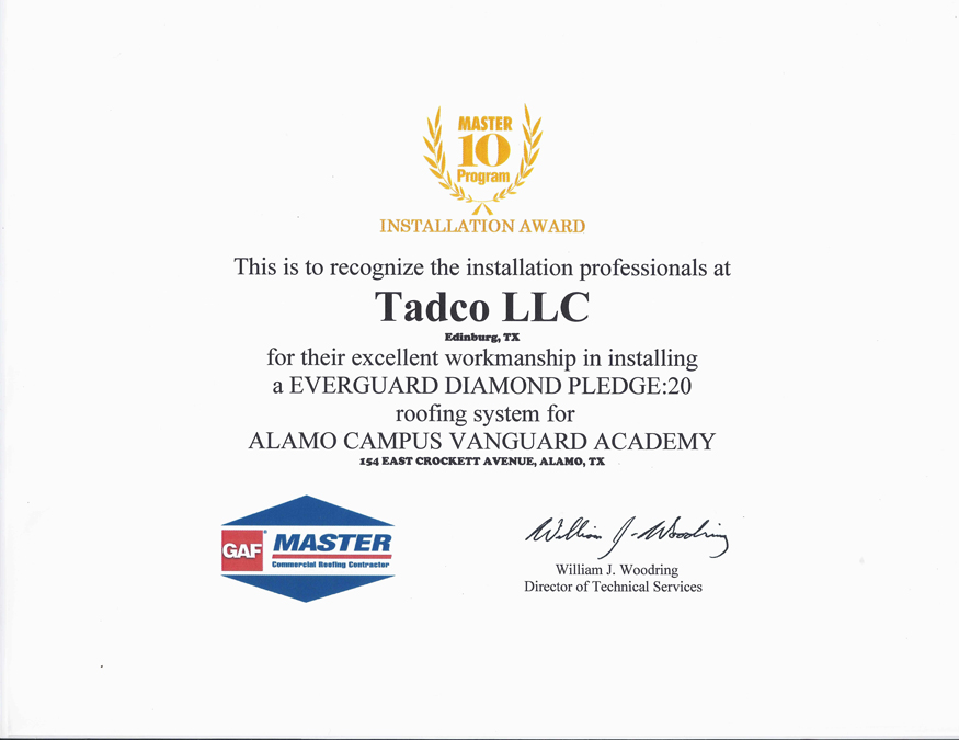 About Us - TADCO Roofing